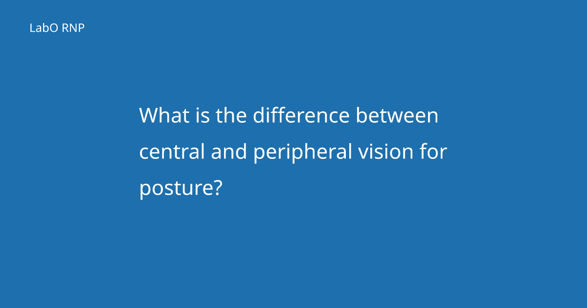 Central vs Peripheral Vision: Impact on Posture | LabO RNP